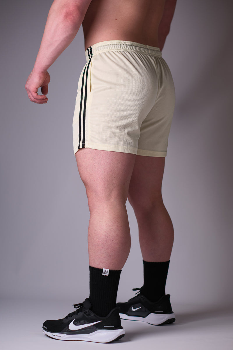Men's 7" Mesh Bodybuilding Shorts - Bone – Old School Glory